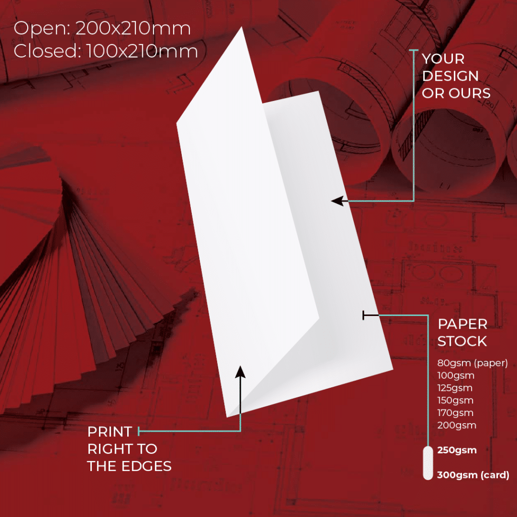 Tall Folded Menus - Positive Signs